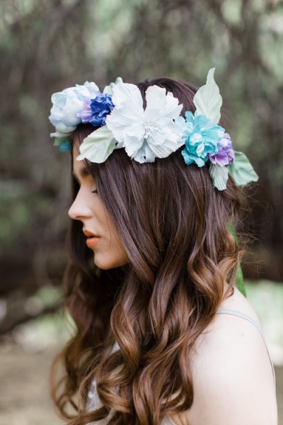 Beautiful & Boho Bridal Flower Crowns : Chic Vintage Brides