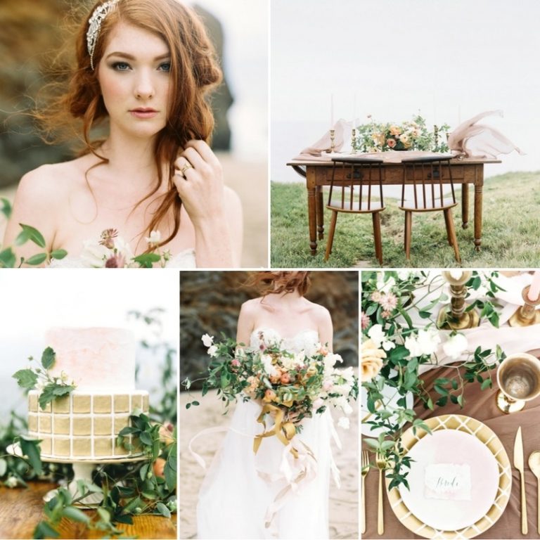 Romantic Coastal Watercolor Wedding Inspiration - Chic Vintage Brides ...