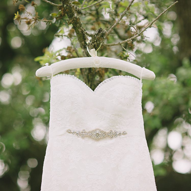 Floral Wedding Gown Hanger - Chic Vintage Brides : Chic Vintage Brides