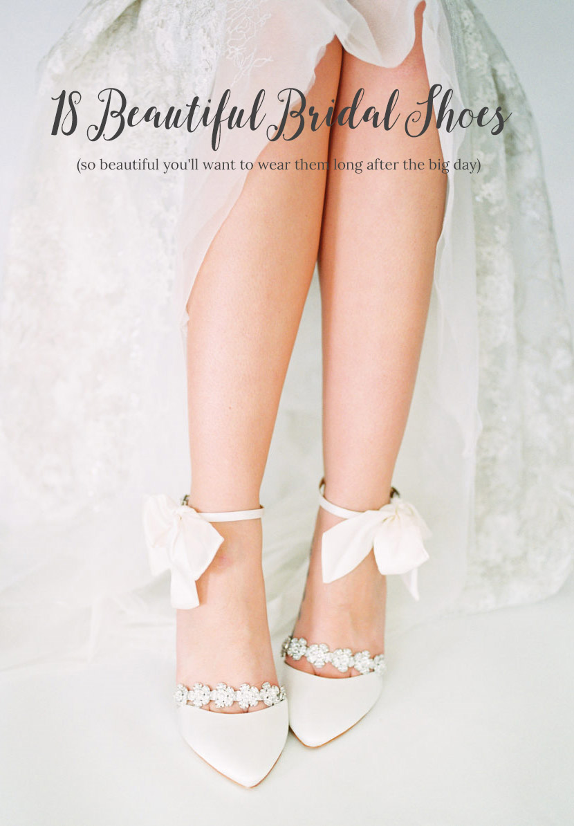 18 of the Most Beautiful Bridal Shoes EVER - Chic Vintage Brides : Chic ...