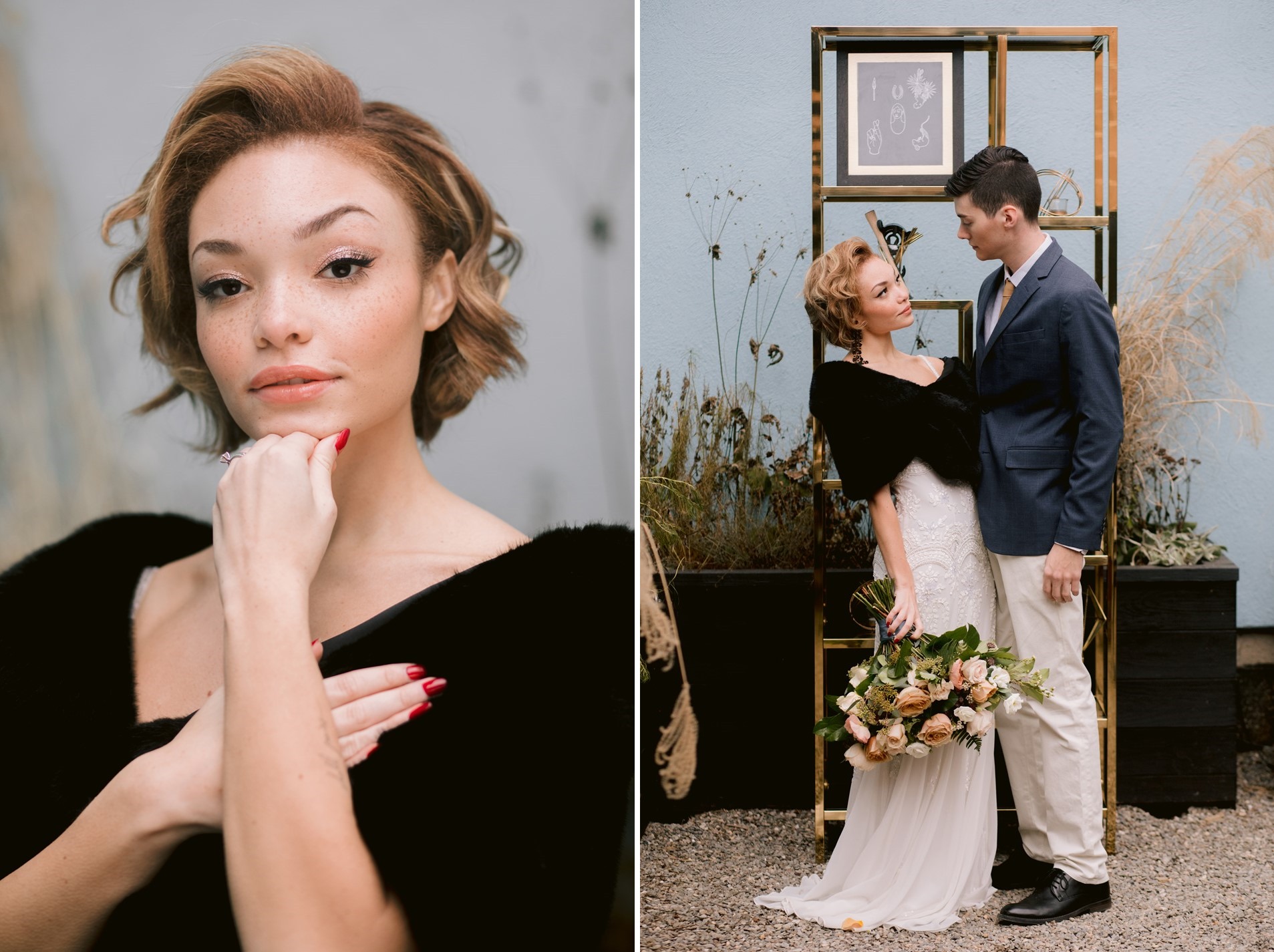 1920s Prohibition Wedding Inspiration with a Modern Twist - Chic ...