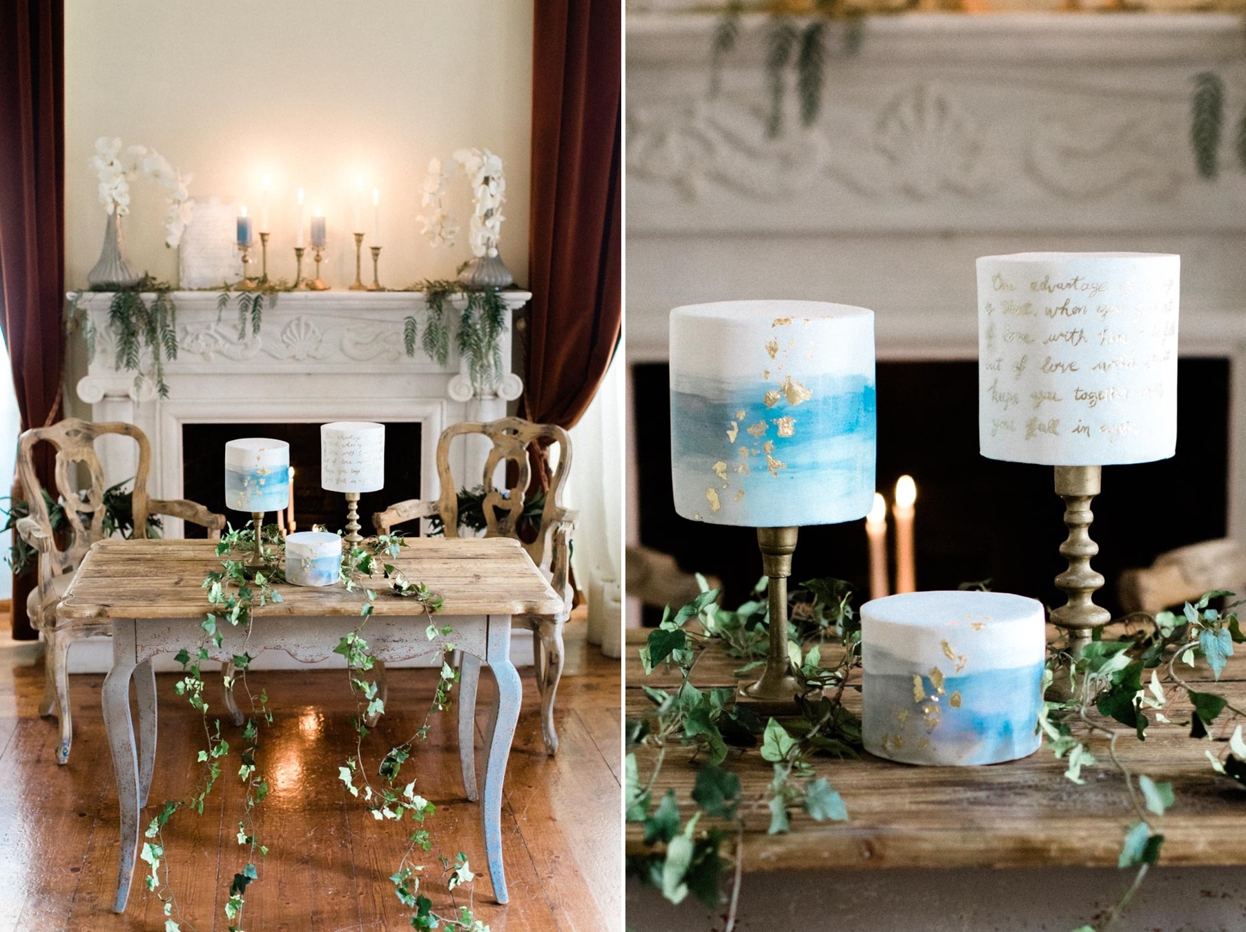 'The Forgotten Love Story' - Romantic Blue Bridal Inspiration - Chic ...