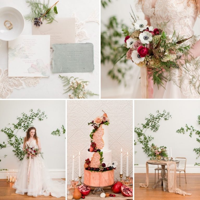 Timeless Rose Gold & Blush Wedding Inspiration - Chic Vintage Brides ...